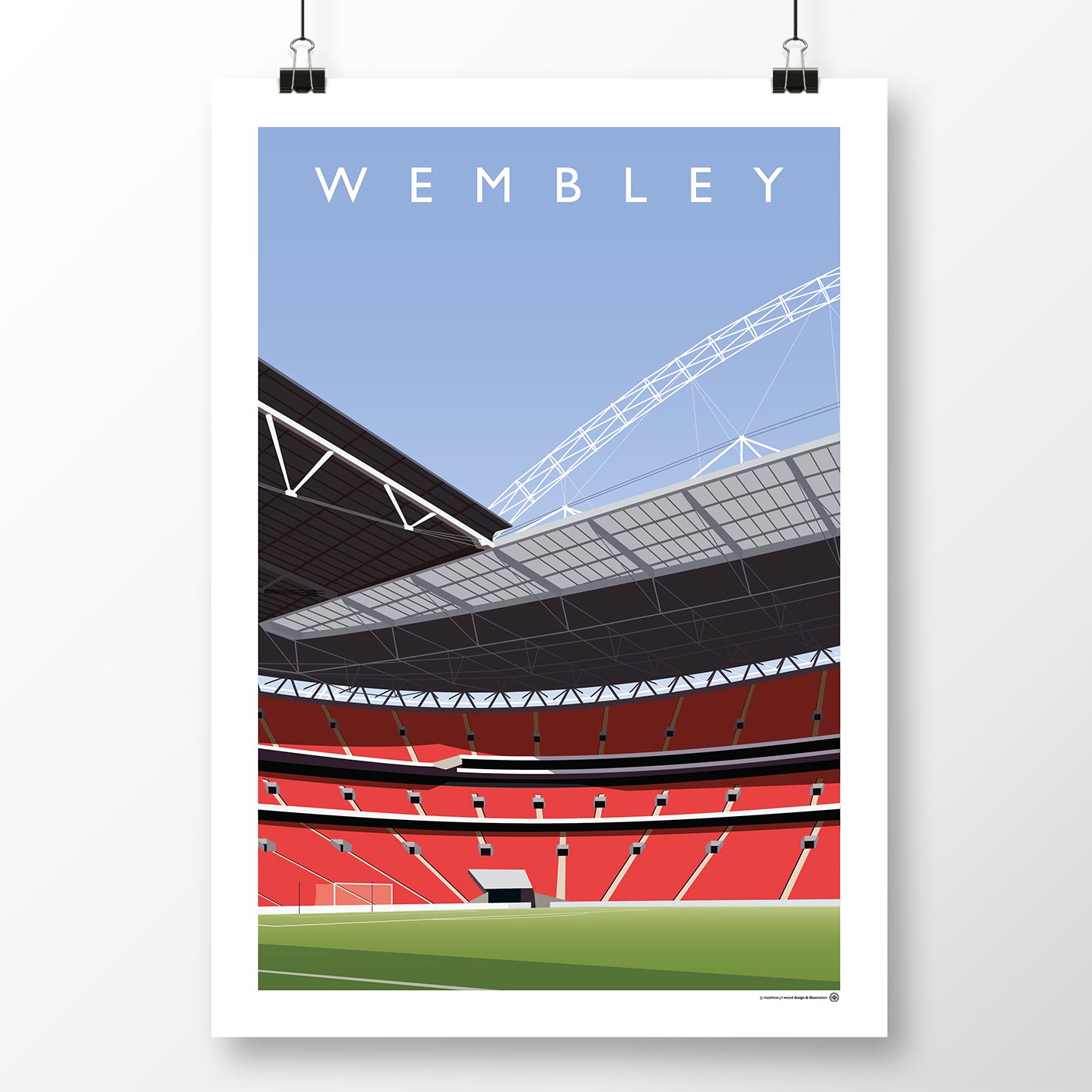 Stadium Prints by Matthew J I Wood Design & Illustration – National ...