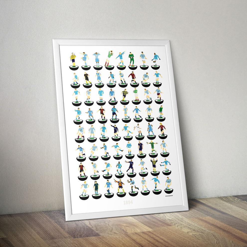 Manchester City 1894 Subbuteo Print – National Football Museum Shop