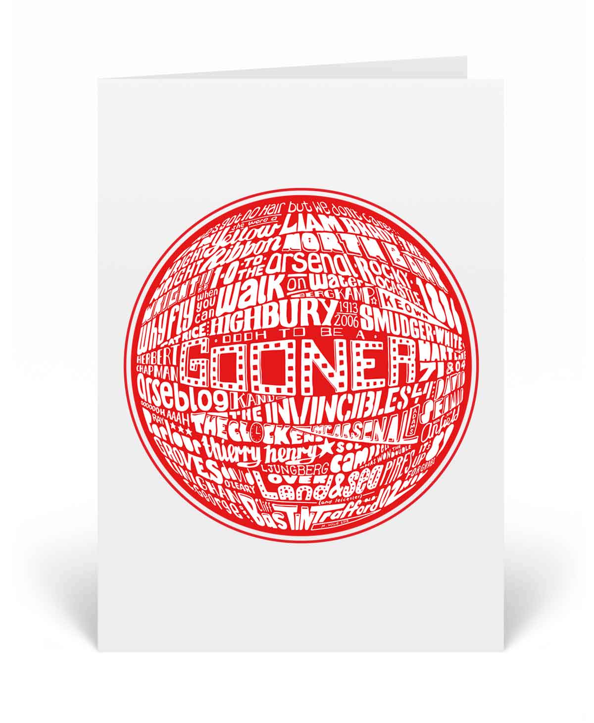 Sketch Book - Arsenal Card – National Football Museum Shop