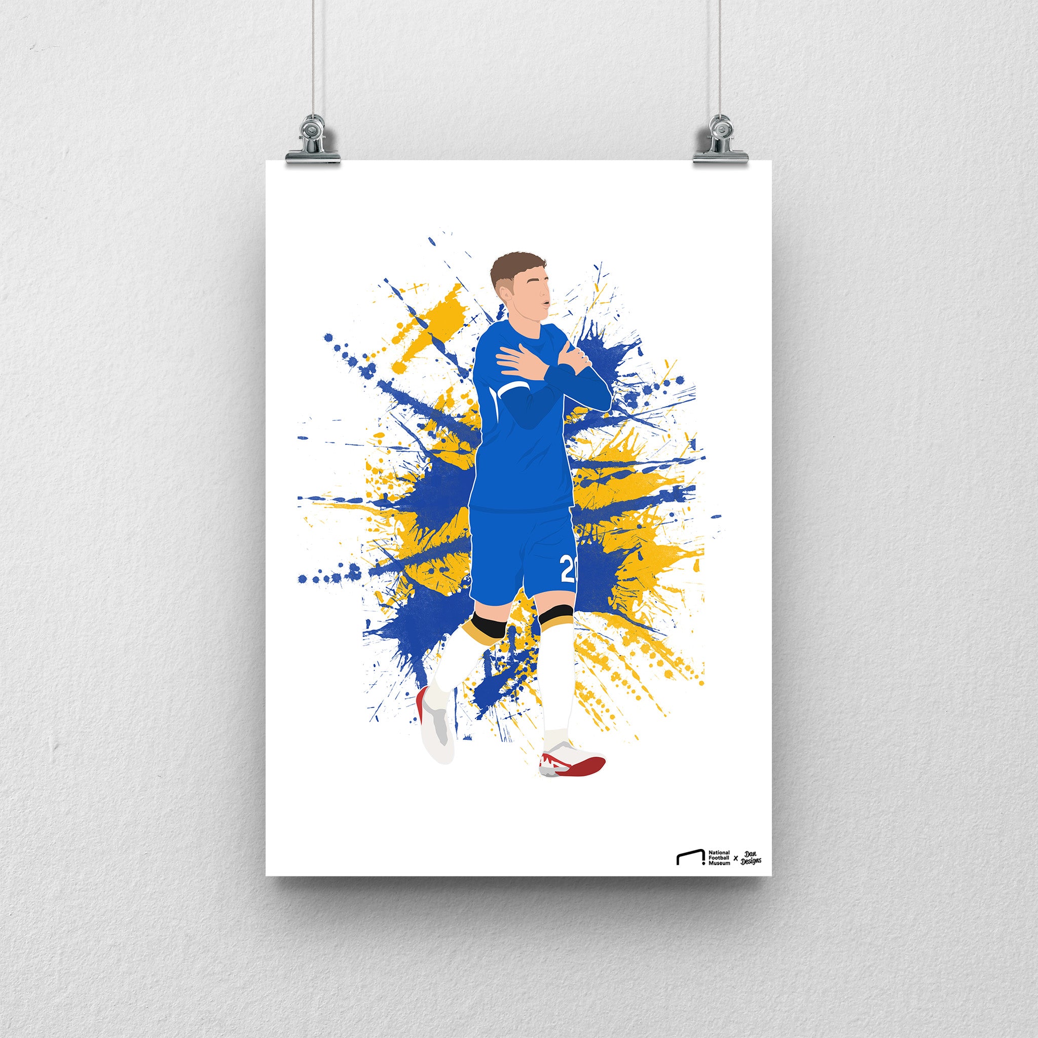 Cole Palmer Print - DanDesignsGB – National Football Museum Shop