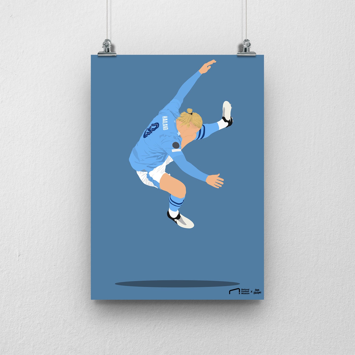 Erling Haaland Print - DanDesignsGB – National Football Museum Shop