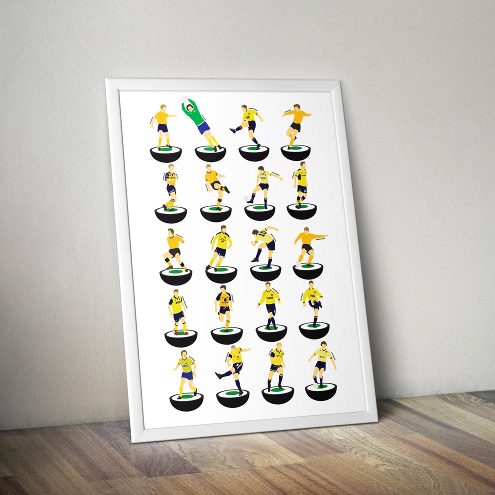 Oxford United Subbuteo Print – National Football Museum Shop