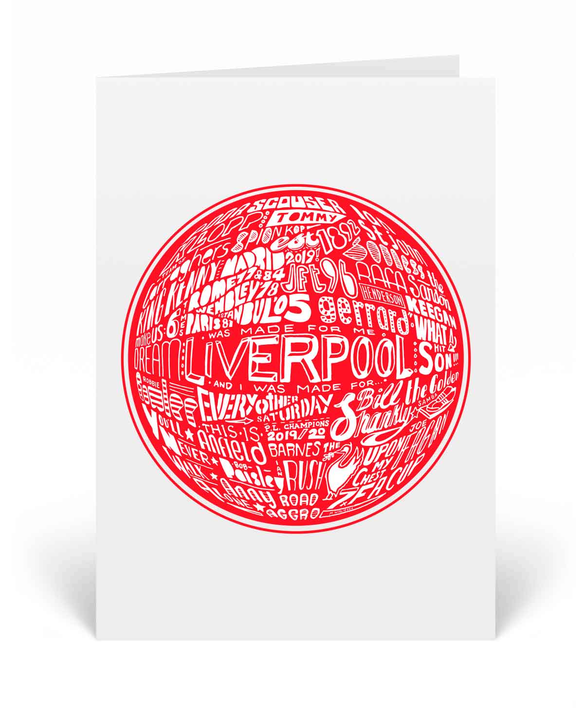 Sketch Book - Liverpool Card – National Football Museum Shop