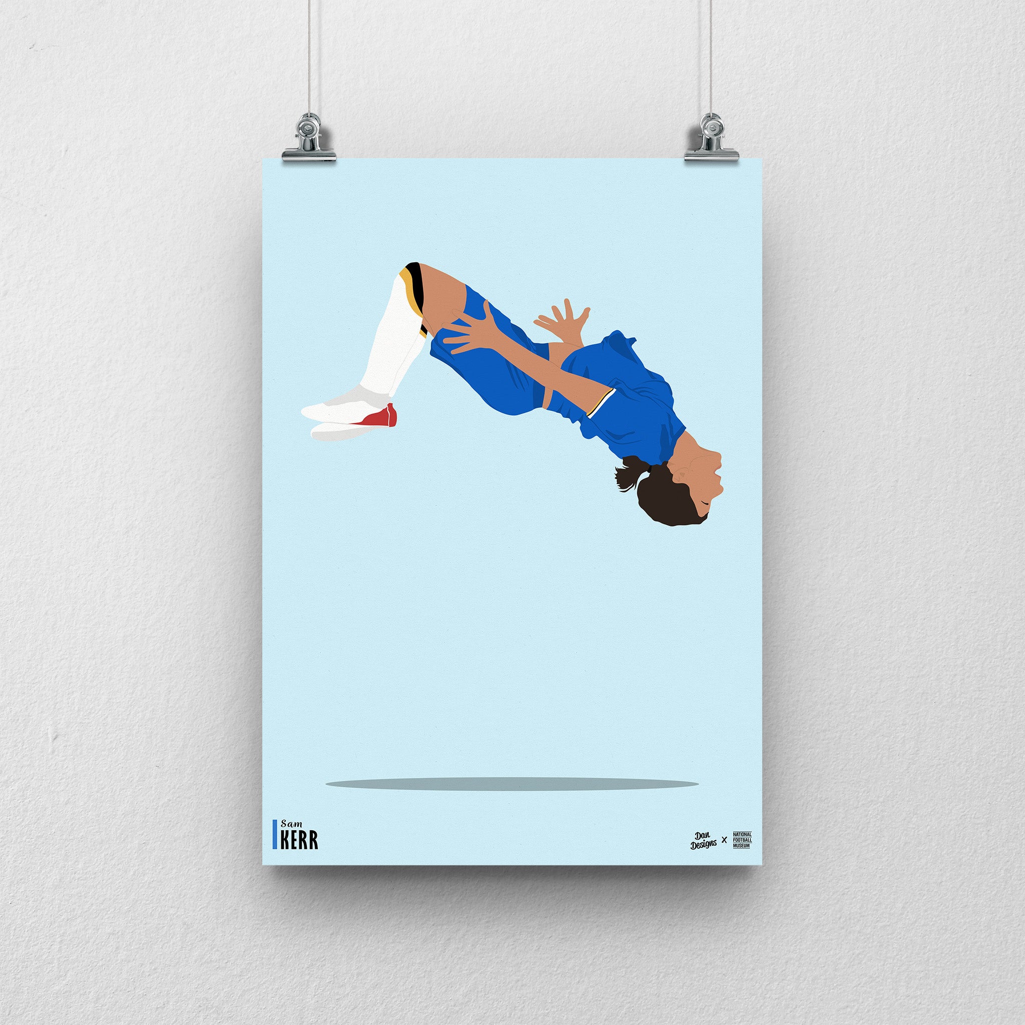 Sam Kerr Print - DanDesignsGB – National Football Museum Shop