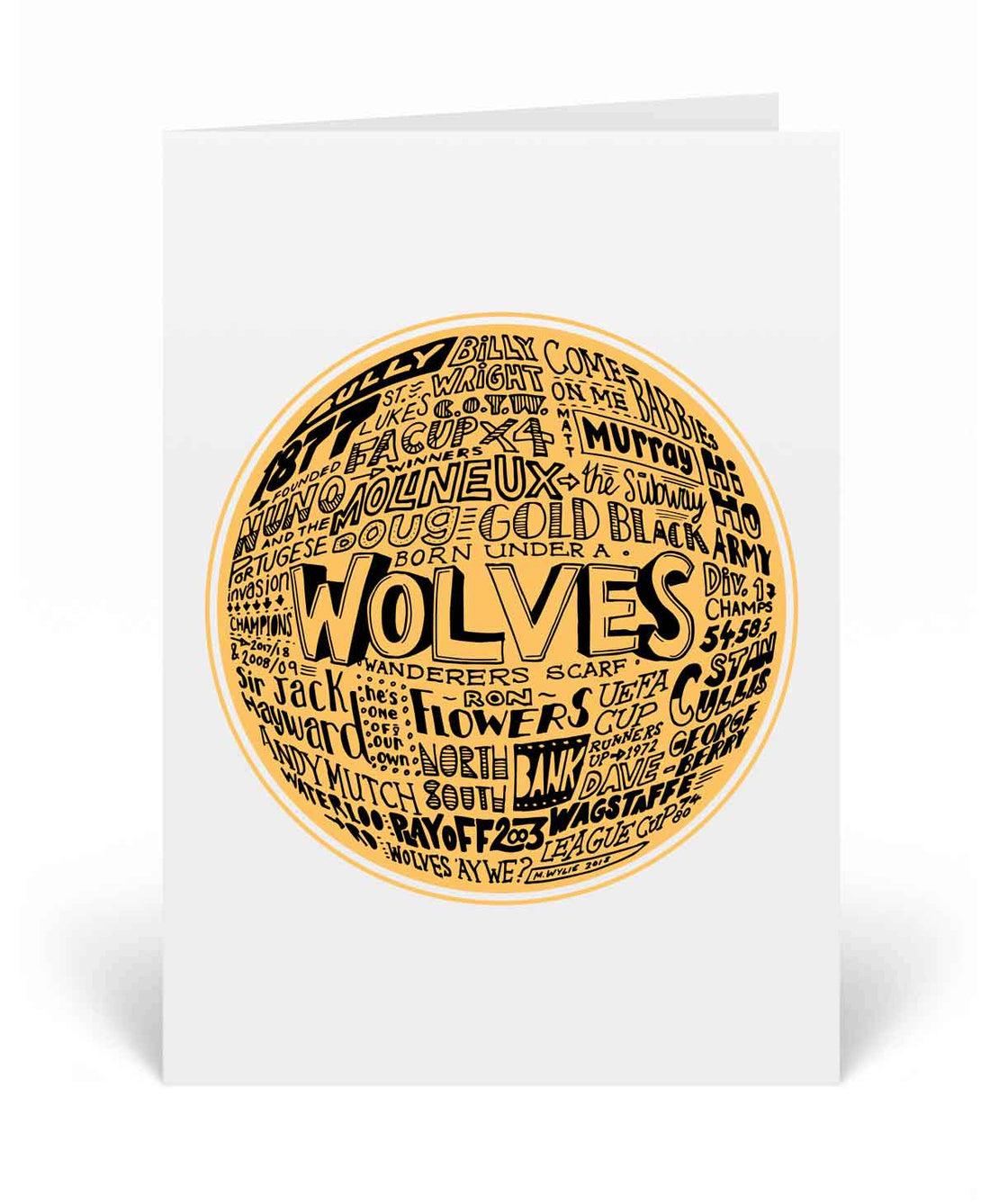 Sketch Book - Wolves Card – National Football Museum Shop