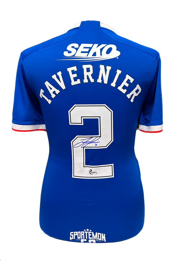 James Tavernier Signed Rangers Shirt – National Football Museum Shop