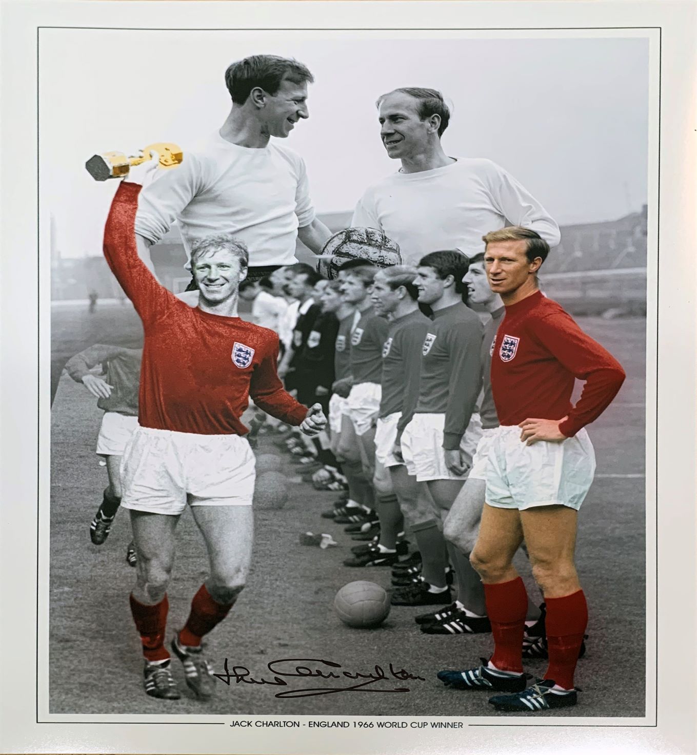 Jack Charlton Signed Photo – National Football Museum Shop