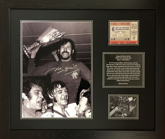 John Greig Signed Photo – National Football Museum Shop
